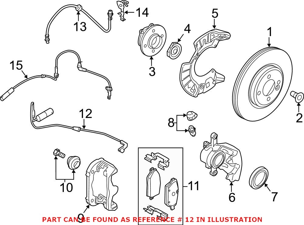 Genuine OEM Disc Brake Pad Wear Sensor for Mini 34356887827 | eBay