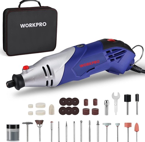 WORKPRO Professional Rotary Tool Kit 6 Variable Speed with 71pcs ...