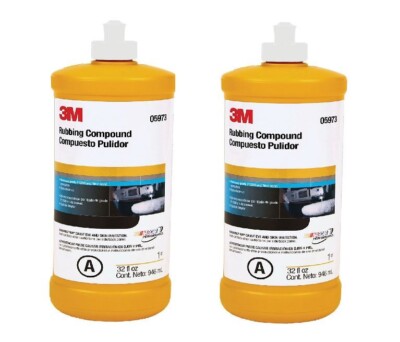 3M 05973 Perfect-It Rubbing Compound Automotive Paint Scratch Remover ...