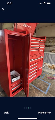 Homak H2PRO Series 41-Inch 6-Drawer with 2-Drawer Compartment Roller ...