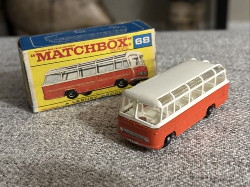 Vintage Matchbox Lesney #68 Mercedes Coach 1965 with Original Box ...