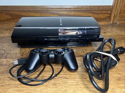 Playstation 3 Backwards Compatible Console 80GB CECHE01 Fat PS3 PS2 PS1 ...