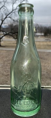 LC Lime Cola Embossed 7 Oz. Green Auqua | eBay