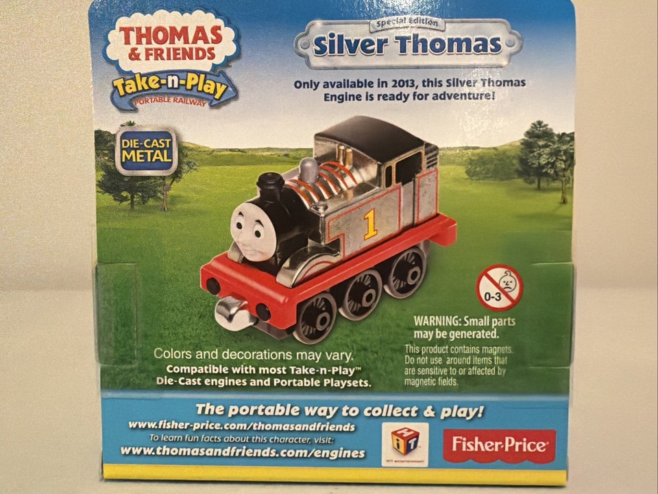 Thomas & Friends Take n Play Silver Thomas [Special Edition] 2013 Brand ...