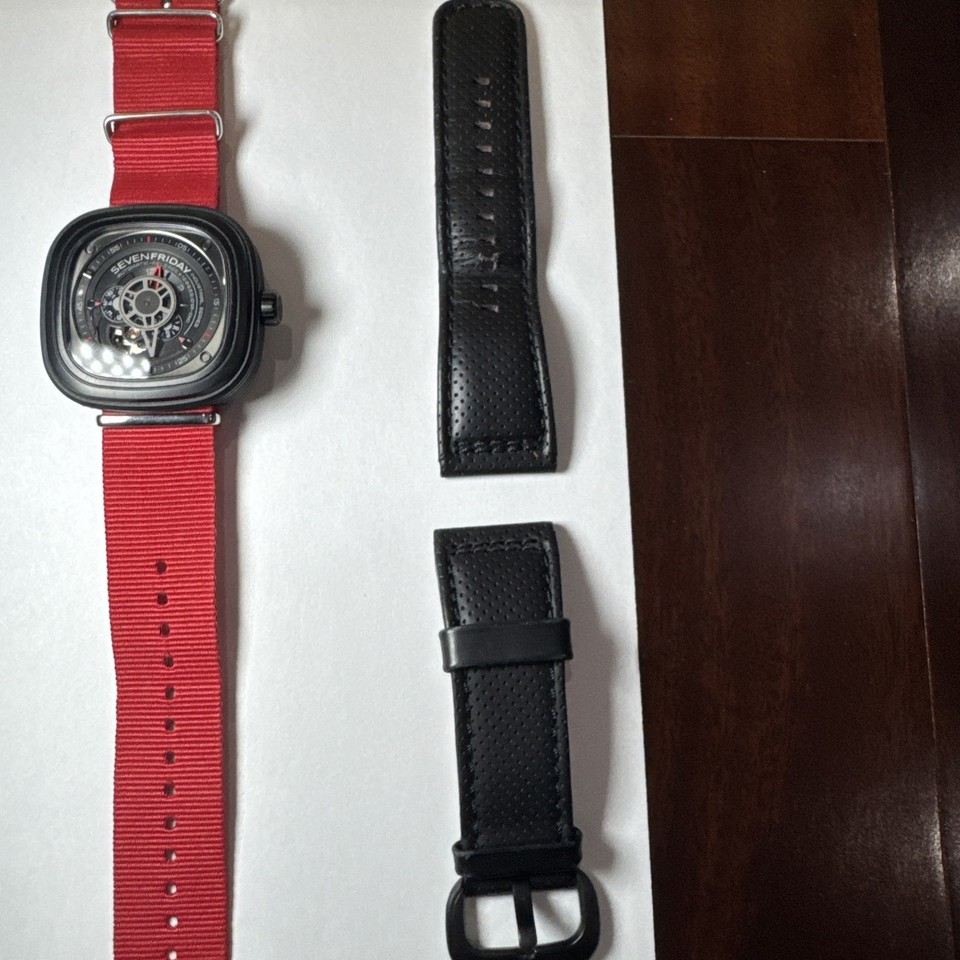 Seven Friday Watch With 2 Additional Straps | eBay