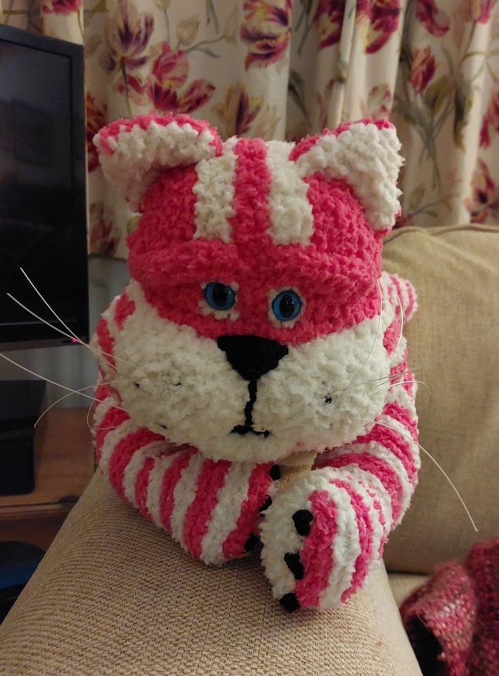 Bagpuss knitting pattern and yarn kit | eBay UK