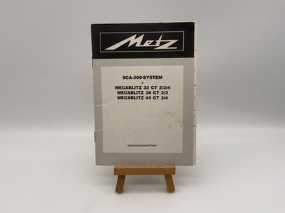 Metz SCA 300 System Mecablitz 32 CT 2/3/4, 36 CT 2/3 Manual German | eBay