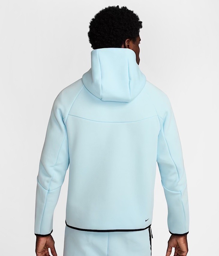 Mens SIze S-L Nike Tech Full-Zip Windrunner Hoodie Glacier Blue HV0949 ...