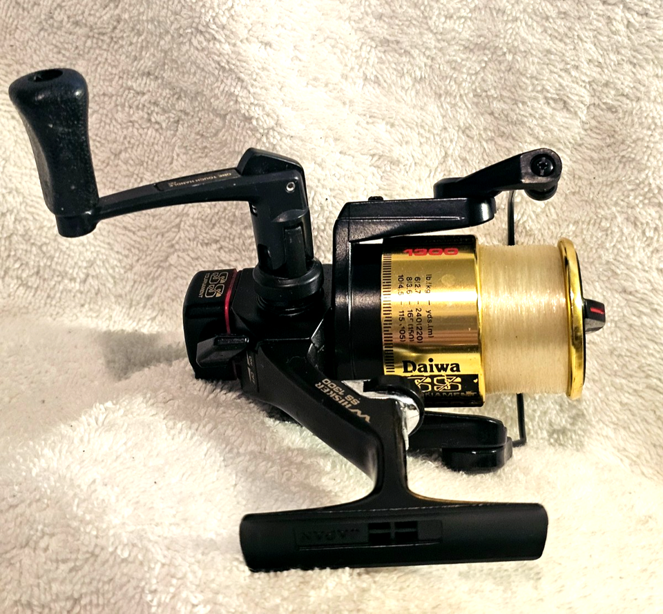 Daiwa Whisker Tournament SS 1300 Spinning Fishing Reel Excellent ...