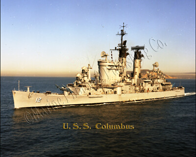 USS COLUMBUS CG 12 Photo Print Personalized US Navy | eBay