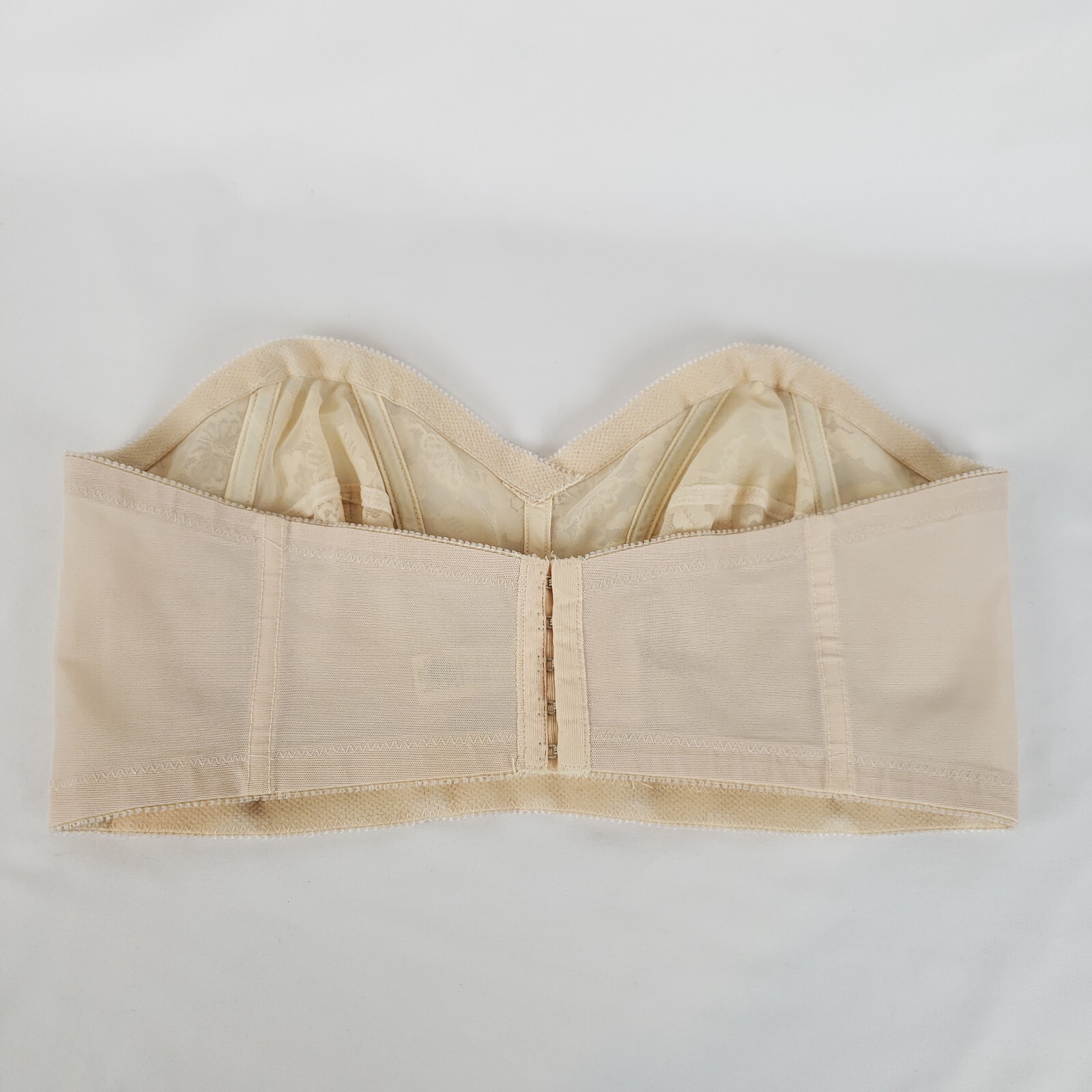 Vintage JC Penny Lace Bustier Corset Bra 42C Longline… - Gem