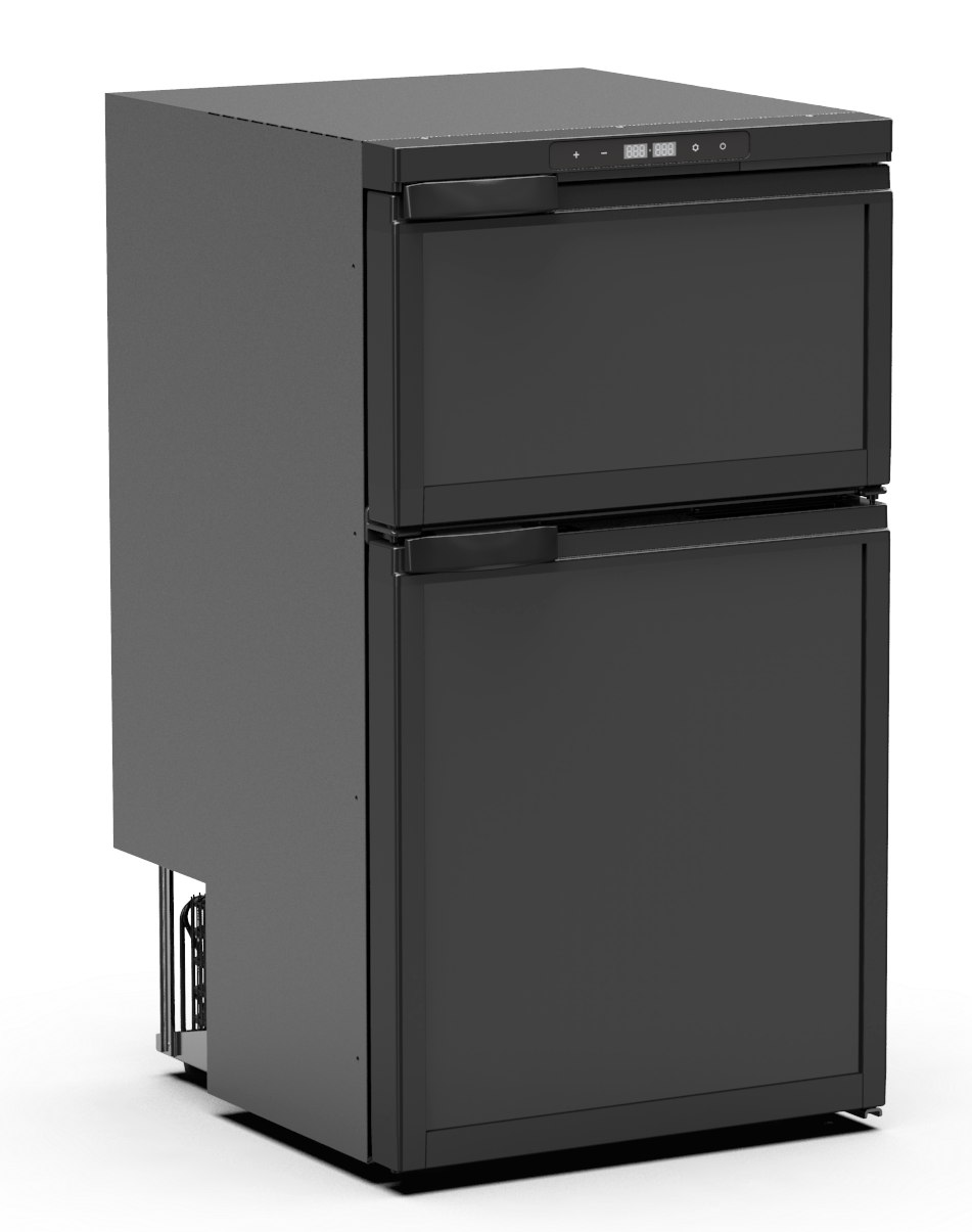 Cool Mate 80L 12v Dual Fridge Camper Van Motorhome Refrigerator Freezer ...