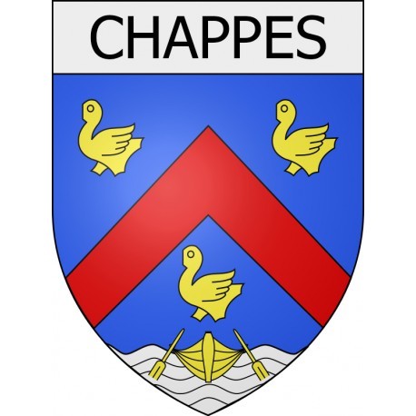 Chappes 10 ville Stickers blason autocollant adhésif Taille:12 cm | eBay