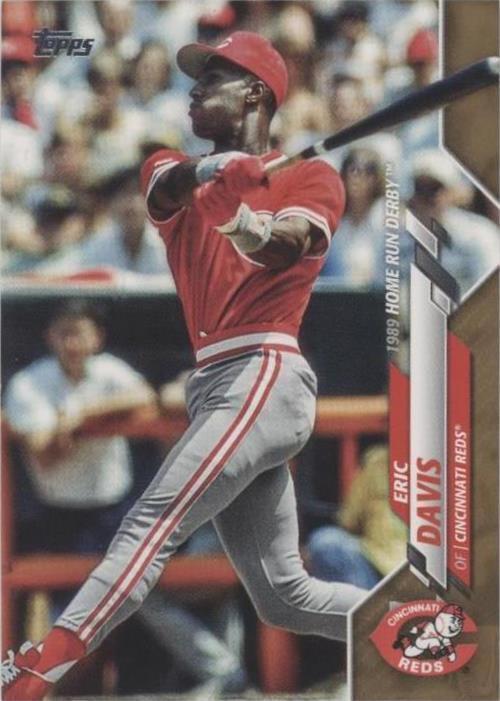 2020 Topps Update Series - Home Run Derby Eric Davis #U-204 Gold /2020 ...