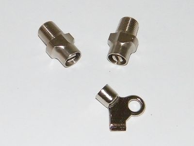 2 1/8" MIP Radiator Air Vent Bleeder Coin Valves and 1 Key HVAC | eBay
