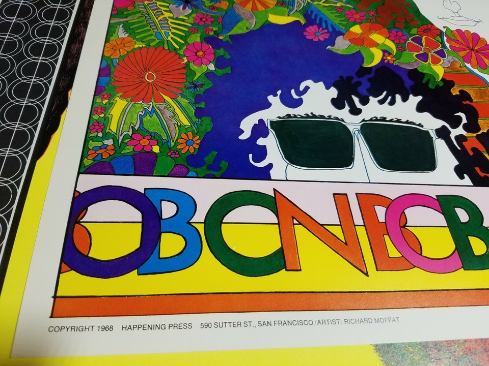 BOB DYLAN BOB ON BOB NBC PROMO VINTAGE 1968 POSTER By Richard Moffat ...