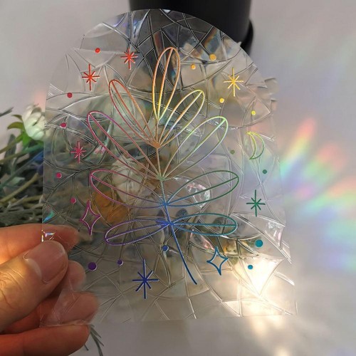 Rainbow Prism Stickers Light Catcher PVC Window Decal Home Decor ...