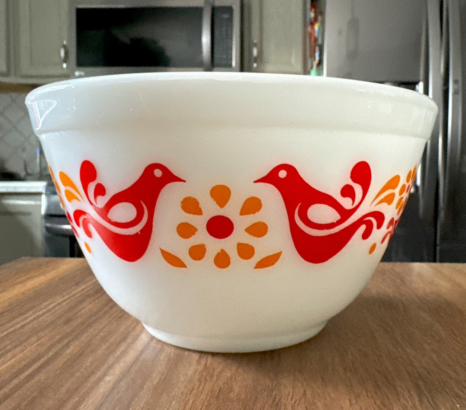 Vintage Pyrex 401 Friendship Birds 1.5 Pint Mixing Bowl Barely Used | eBay