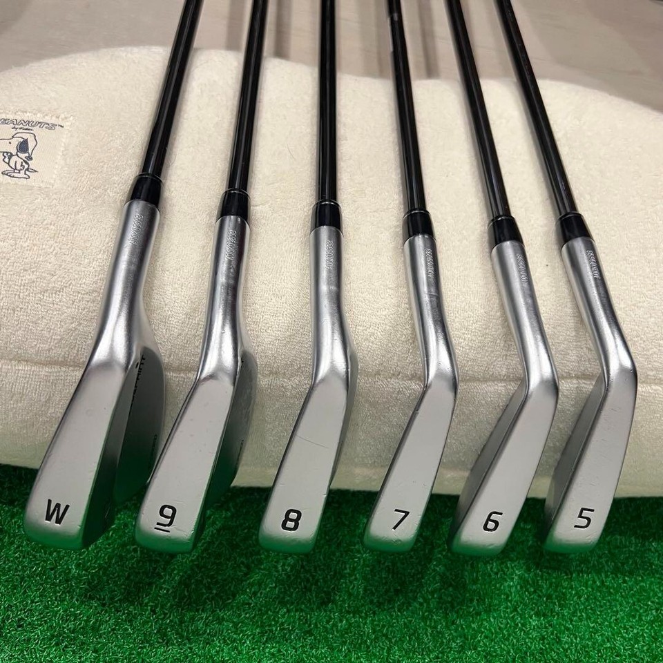 PING BLUEPRINT Forged Iron Set of 6 5-PW N.S.PRO V90 Black Paint Steel ...