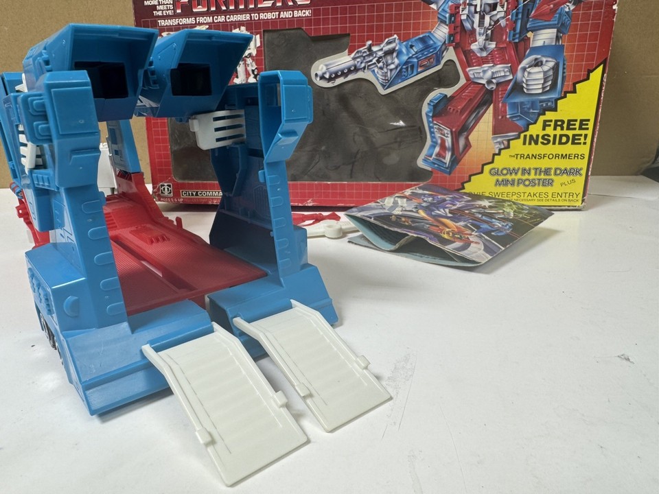Transformers G1 Ultra Magnus City Commander 1985 Vintage Original Box w ...