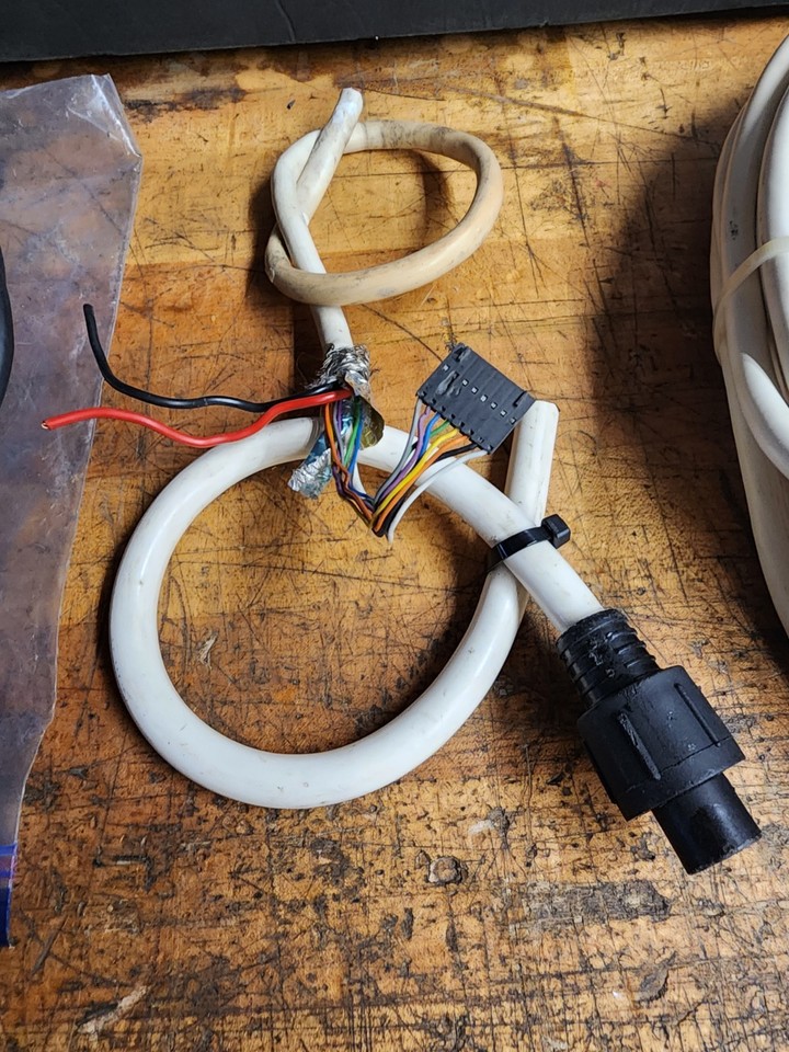 RAYMARINE radar cable 50 FT includes extra connectors, power cable | eBay