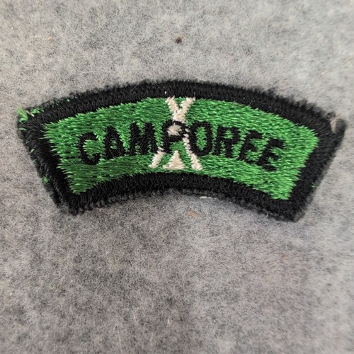 Camporee Tab Patch Embroidered Green Black Boy Scout BSA | eBay