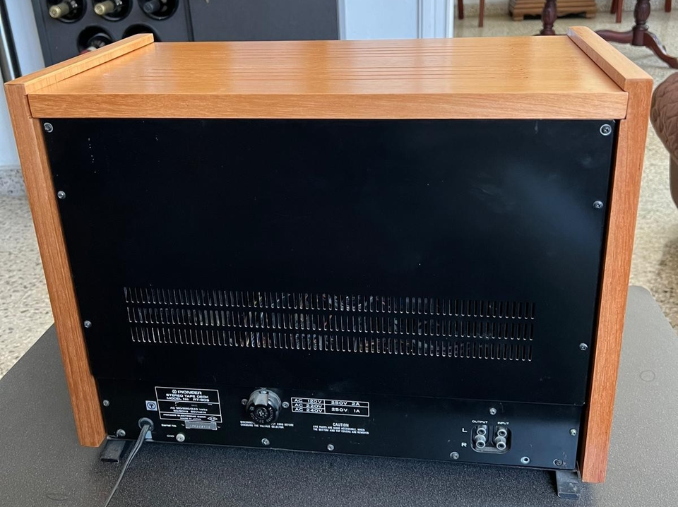 Solid Cedar Wood Full Cover for Pioneer RT 901 & 909 MACHINE NOT ...