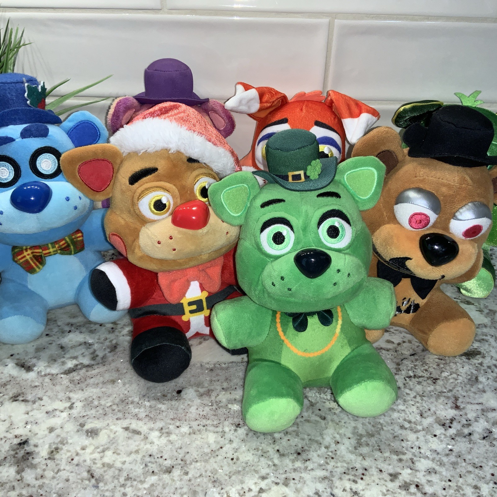 LOT OF 7 FIVE NIGHTS AT FREDDY'S PLUSH VARIETY FNAF | eBay