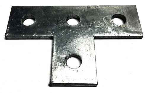 10 x Flat Tee's 4 Hole Channel Bracket Flat T Strut Uni Plate ...