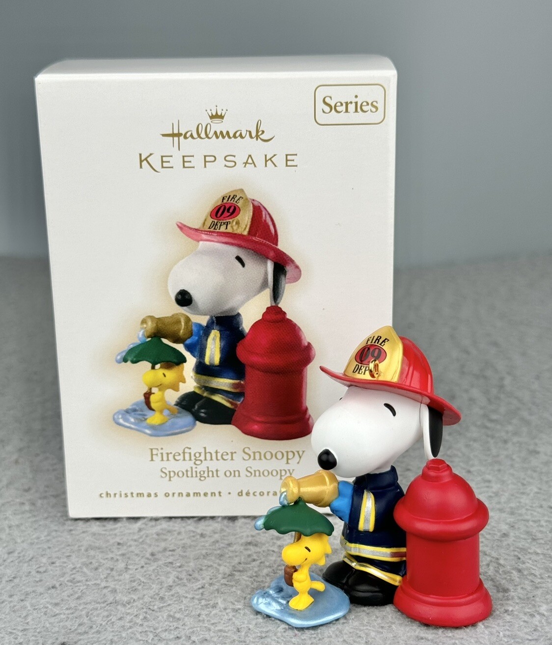 Hallmark Ornament PEANUTS Spotlight on Snoopy Firefighter 12th In ...