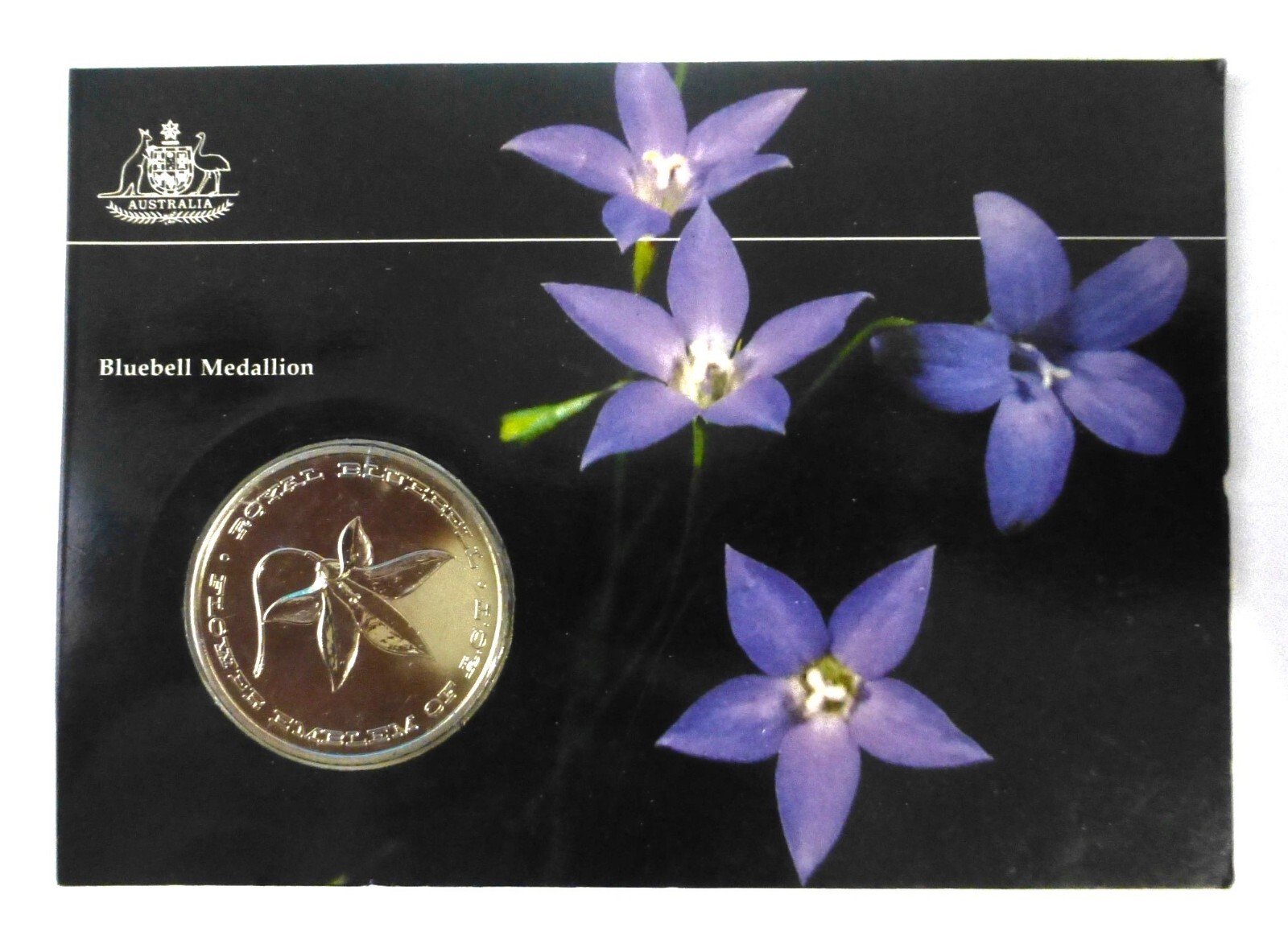 AUSTRALIA ROYAL BLUEBELL MINT TOKEN - FLOWER EMBLEM OF A.C.T. 1984 ...