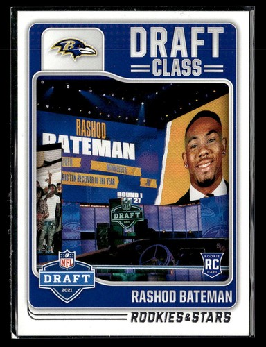 Rashod Bateman 2021 Panini Rookies & Stars #DC-15 Draft Class Baltimore ...
