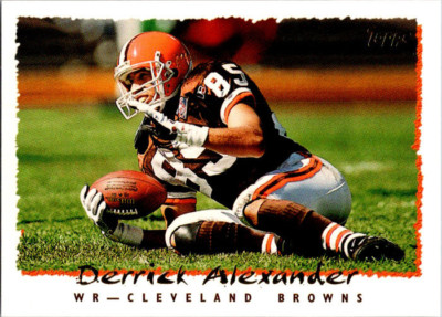 Derrick Alexander 1995 Topps #157 Football Card | eBay