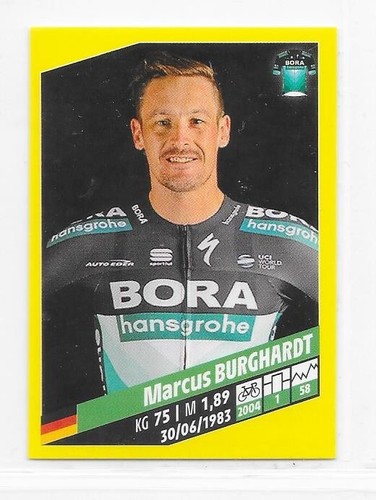 Vignette panini N°065 - Tour de France 2019 - Marcus Burghardt | eBay