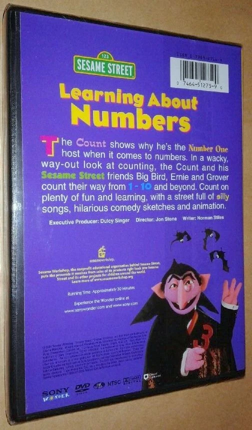 Sesame Street Learning About Numbers Part 1