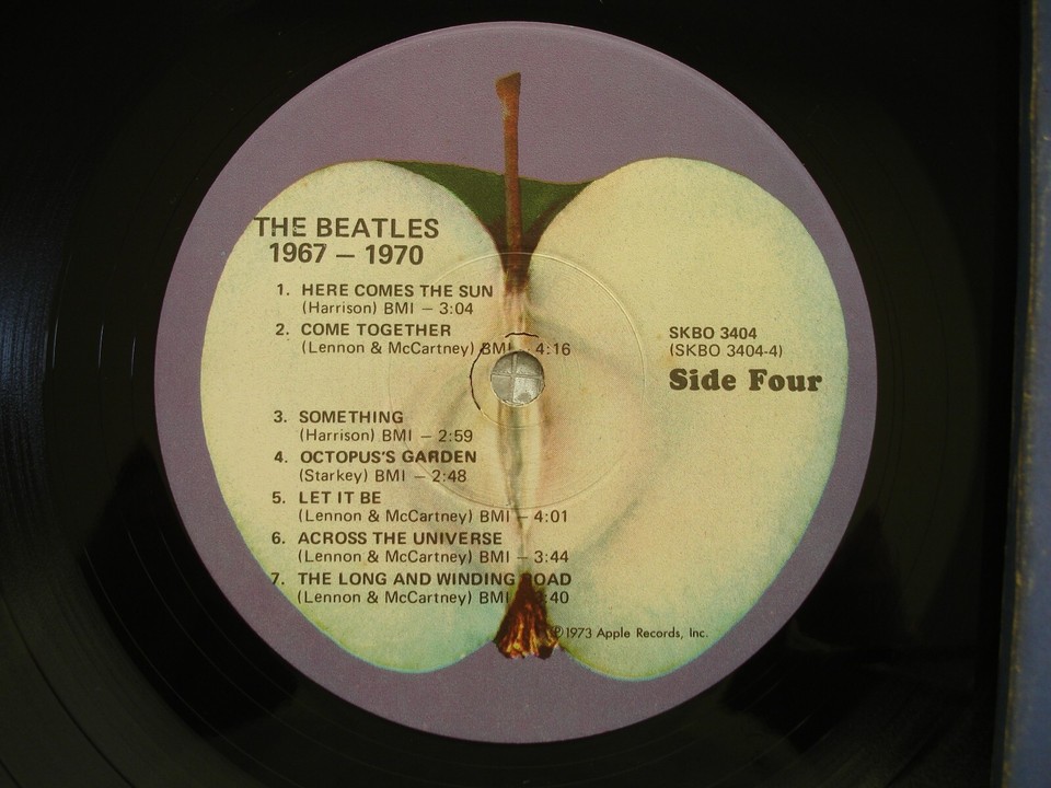 The Beatles ‎~ 1967-1970 ~ Vintage Blue LP Apple Records SKBO 3404 copy ...