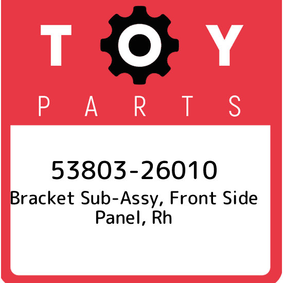 53803-26010 Toyota Bracket sub-assy, front side panel, rh 5380326010 ...