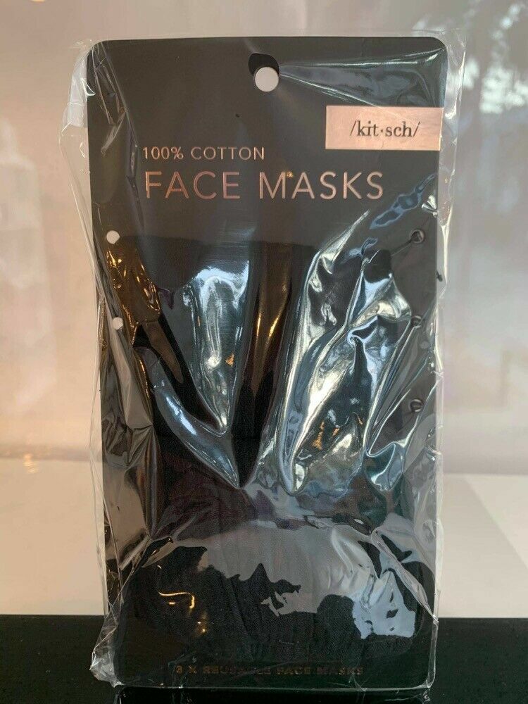 Kitsch Cotton Face Mask Set of 3 nib you choose | eBay