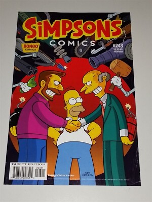 SIMPSONS COMICS #243 APRIL 2018 HOMER BONGO COMICS