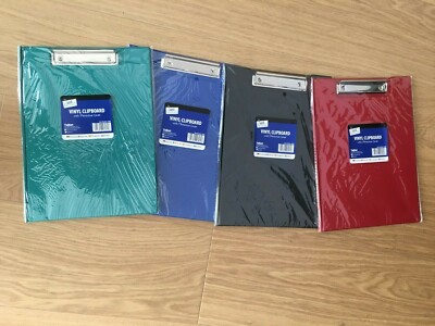 A4 Vinyl Clipboard With Protective Cover For File Holder Clip Board | eBay