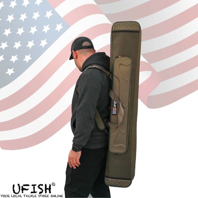 UFISH Fishing Rod Bag Pole Travel Case with Tackle Storage Comfortable ...