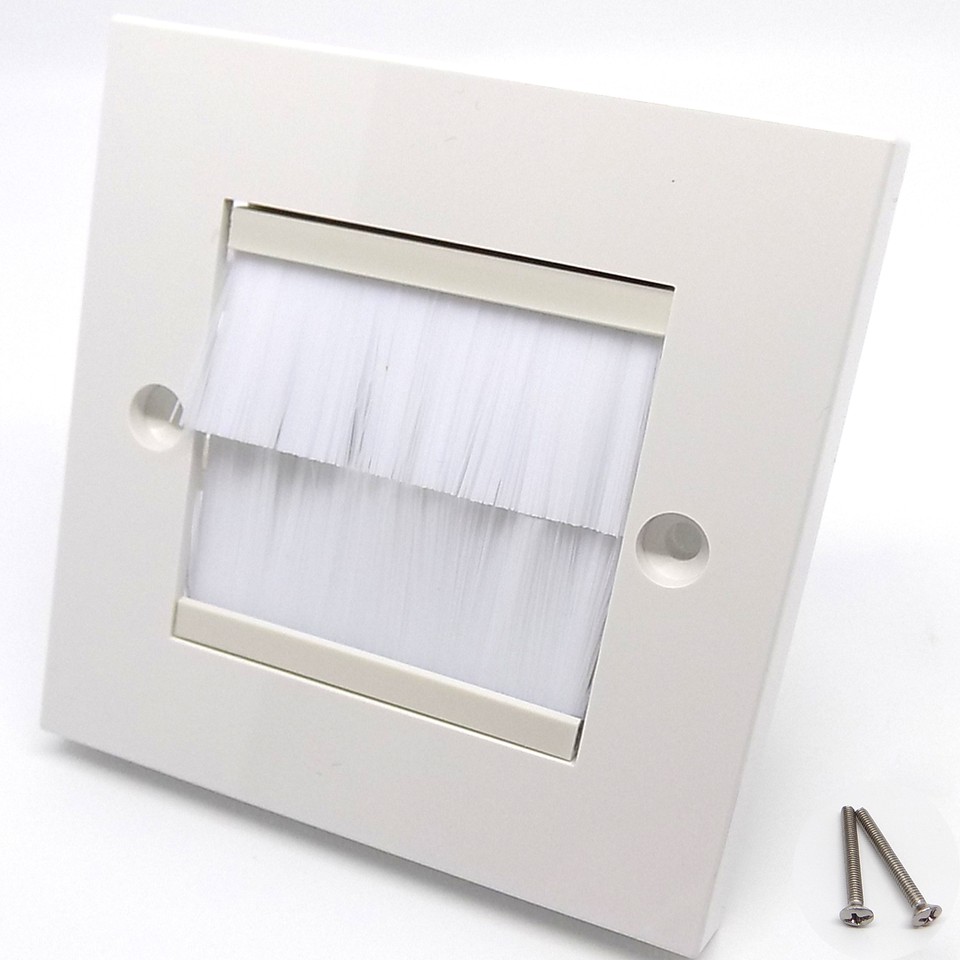 Modular Faceplate Wall Plate Network & HDMI SVGA USB Coax AV RCA Stub ...