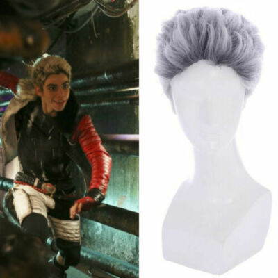 Descendants Carlos Cosplay Wig Men Silver Short Hair | eBay
