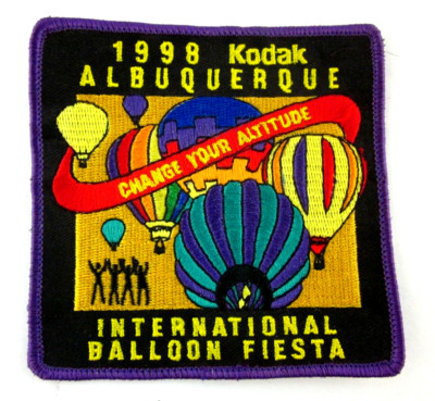 1998 Albuquerque International Balloon Fiesta Patch 4" x 4" | eBay