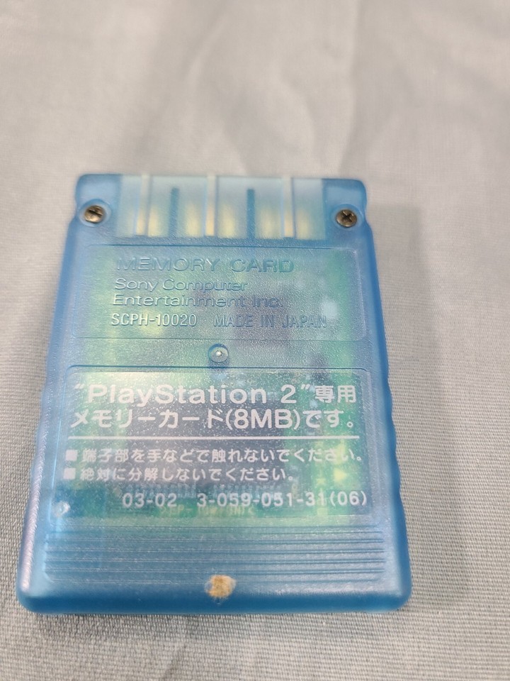 Official OEM Sony Playstation 2 PS2 Memory Card 8MB Magic Gate Nyko ...