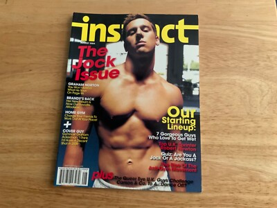 INSTINCT GAY MAGAZINE AUGUST 2004 FREE SHIPPING | eBay