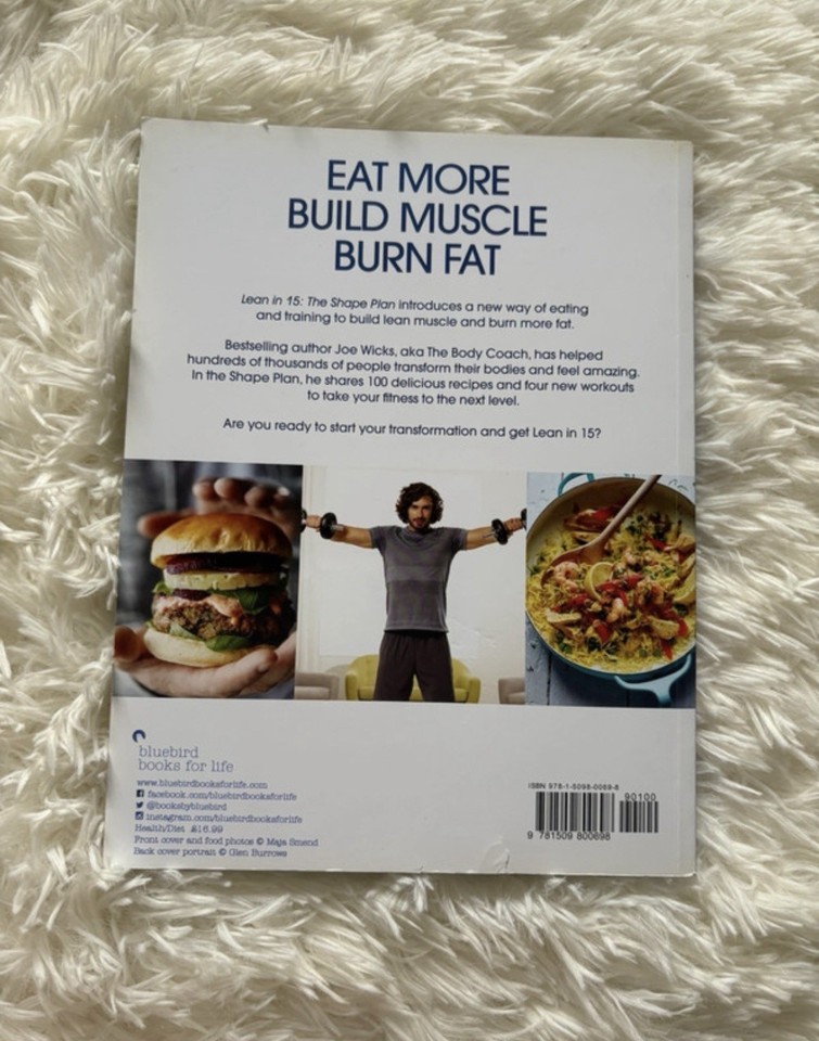 Joe Wicks Lean in 15 - The Shape Plan: 15 Minute Meals With Workouts ...