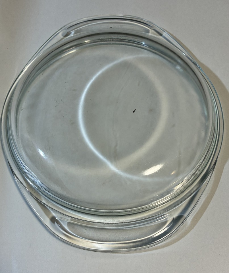 Vintage PYREX Clear Glass 1 Quart Casserole Bowl #022 With 682-C Lid ...