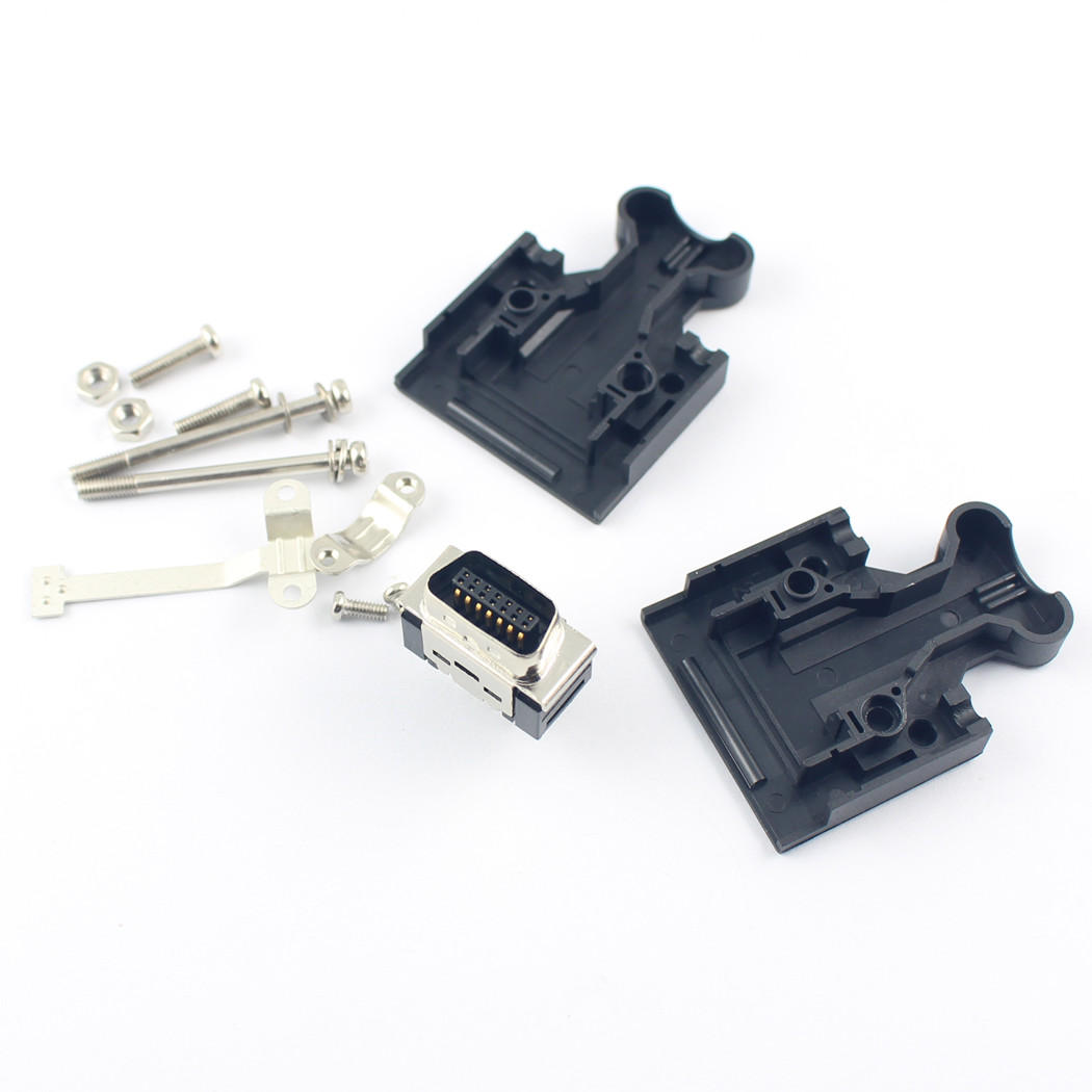 1Pcs SCSI 14 Pin 14P MDR Male CN Wire Mount Plug Drive Connector For ...