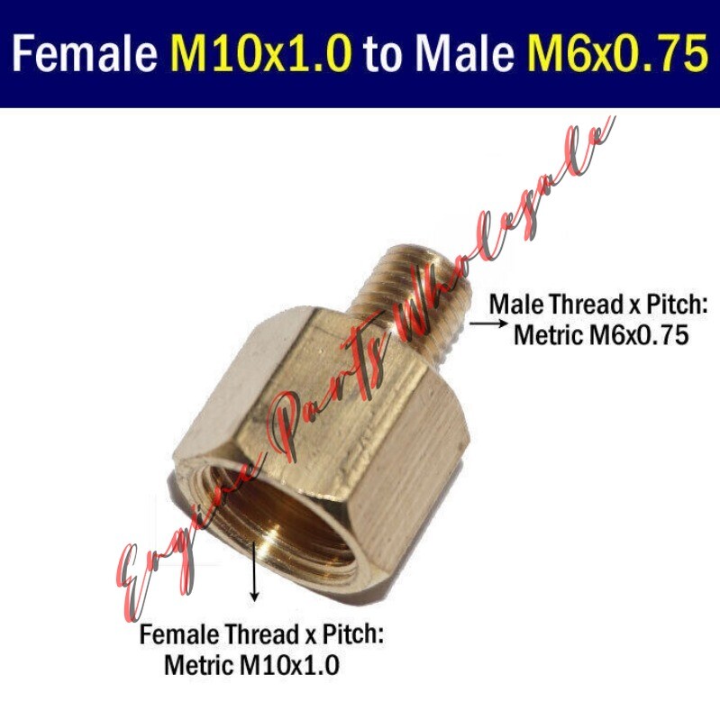M8 M10 Female M4 M5 M6 M8 M10 BSP Male Reducer Fitting Thread Adapter ...